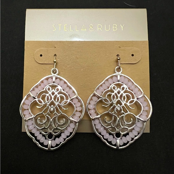 Stella & Ruby | Jewelry | 32 New Stella Ruby Silver Earrings Oval Open ...